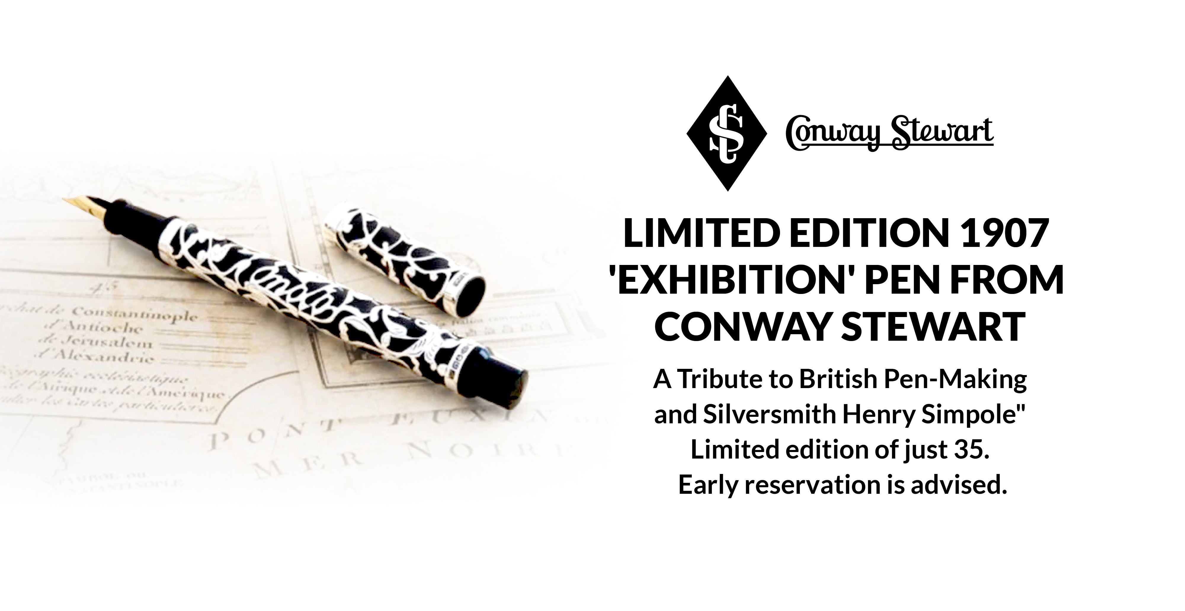 Limited Edition 1907 Exhibition Onoto Pen by Henry Simpole - A Stunning ...