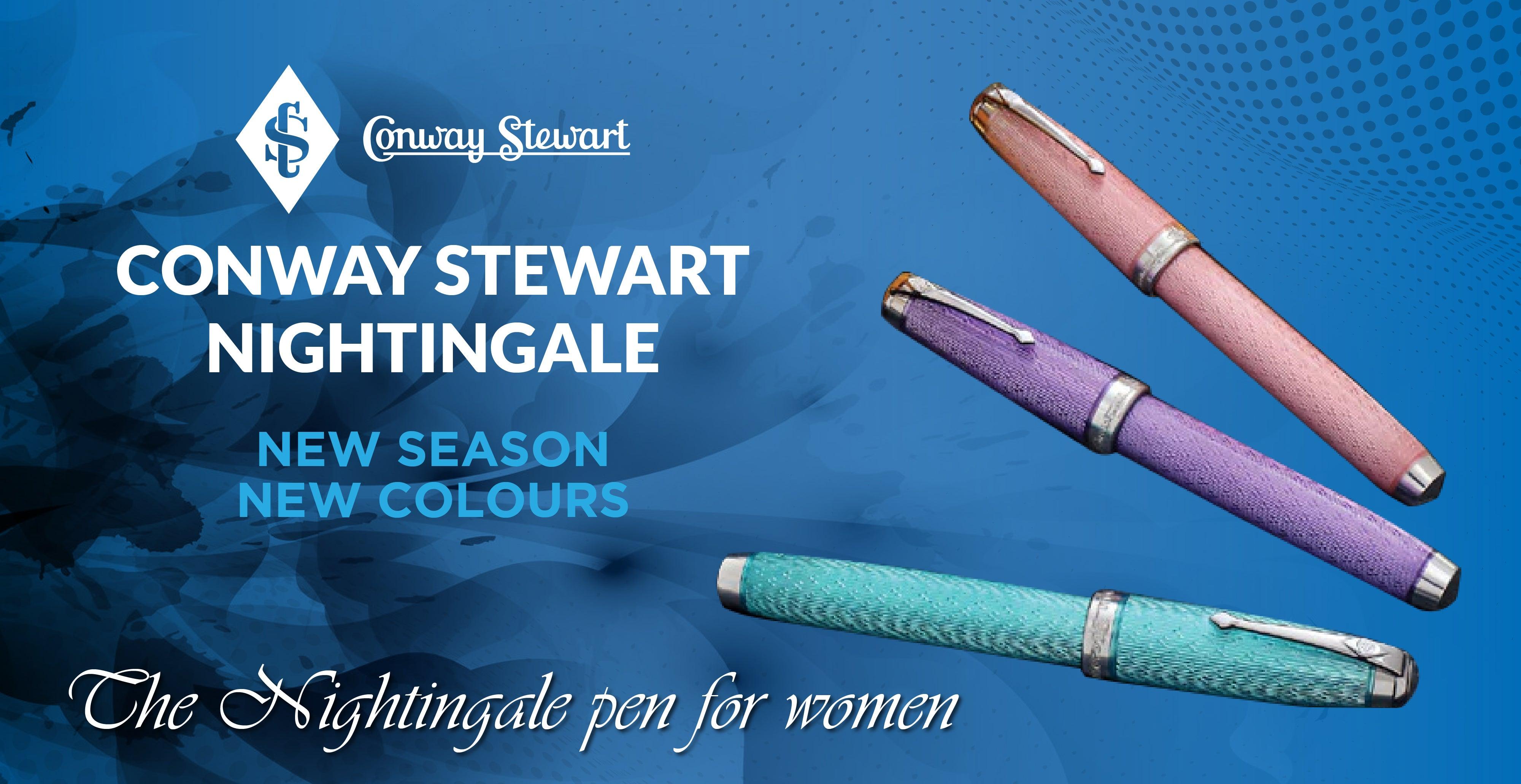 Conway Stewart Nightingale Pen for Women in New Colors for Autumn ...