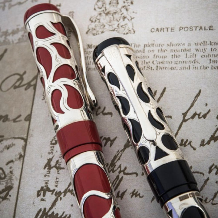 Henry Simpole Teardrop Pens with Sterling Silver Overlay | Conway Stewart